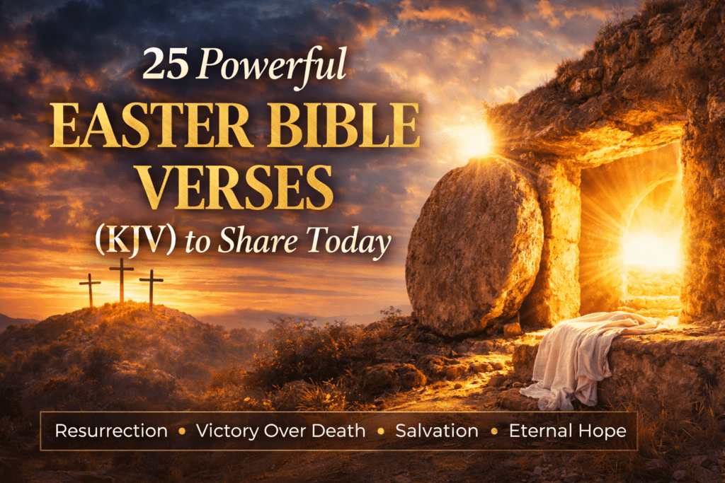 25 Powerful Easter Bible Verses (KJV) to Share Today | Church Equips