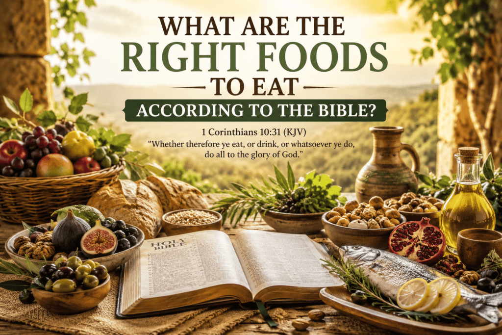 What Are the Right Foods to Eat According to the Bible? | Church Equips